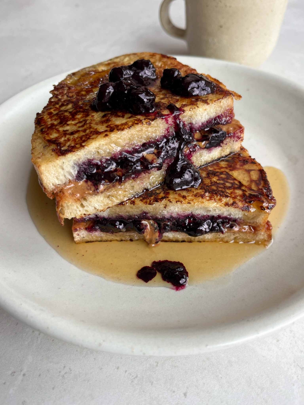 Maple Whipped Tofu Toast | margauxfood.ca