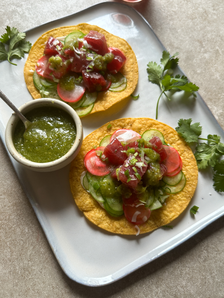 Tuna Tostadas | margauxfood.ca
