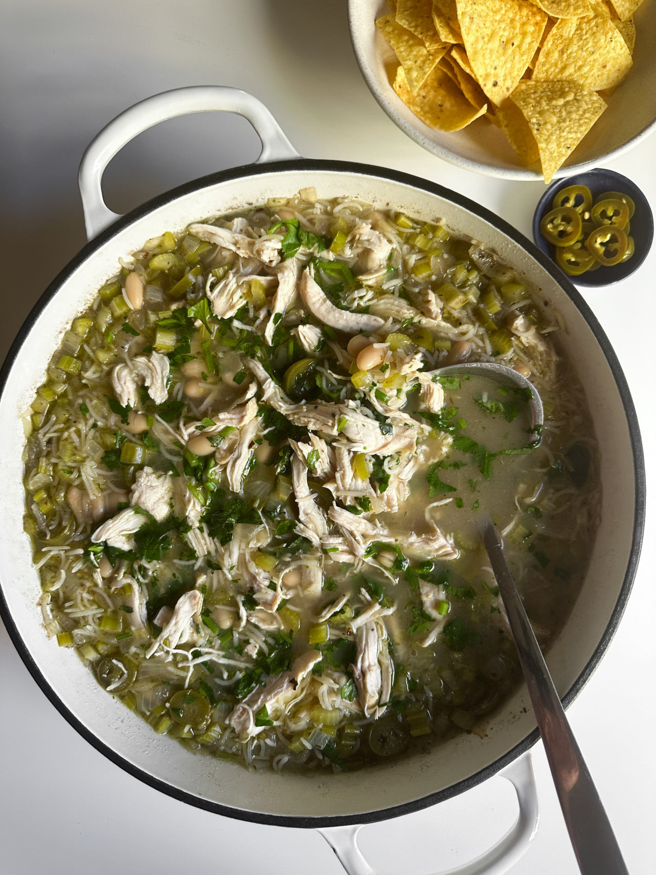 One-Pot Chicken and Jalapeño Soup | margauxfood.ca